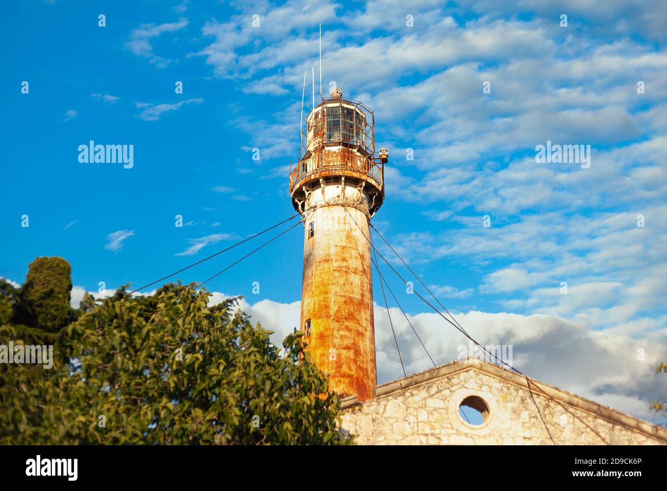 Rusty old lighthouse Stock Photo - Alamy
