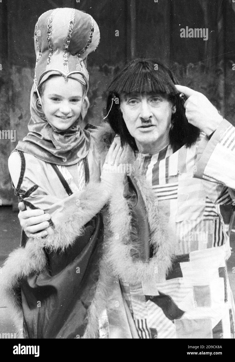 SPIKE MILLIGAN WITH KEELEY BALL,(12) DAUGHTER OF ENGLAND WORLD CUP STAR ...
