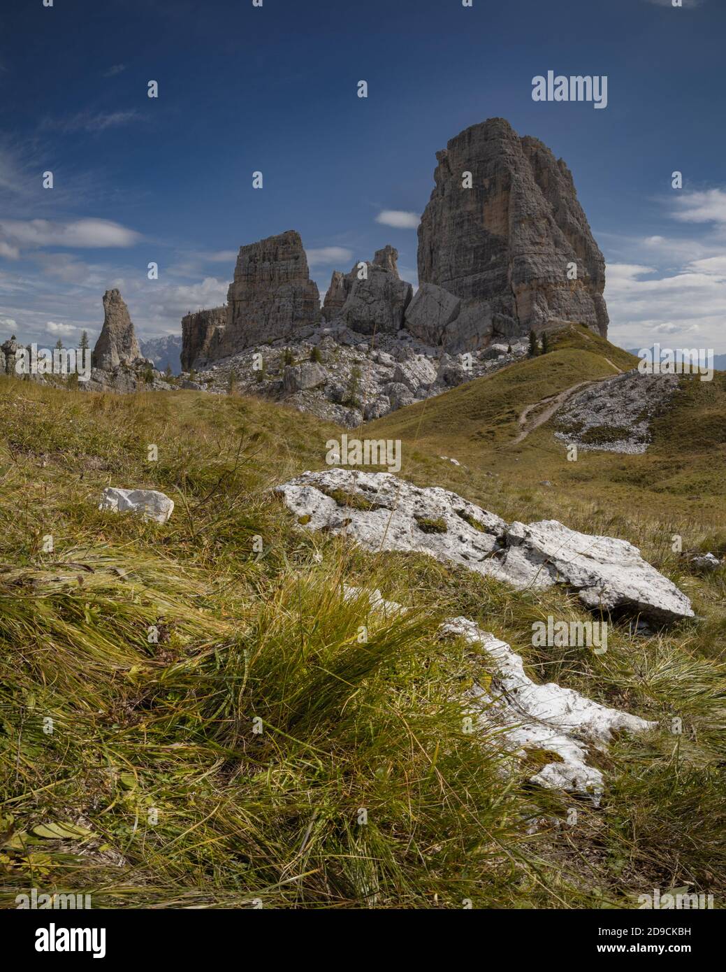 A picture of Cinque Torri, famous rock pillars in Cortina D'ampezzo ...