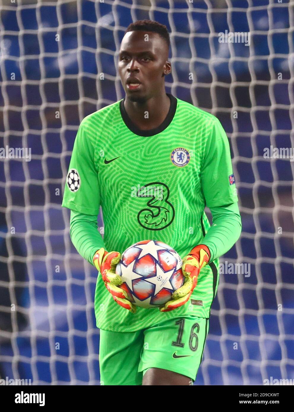 Chelsea goalkeeper Edouard Mendy during the UEFA Champions League Group ...