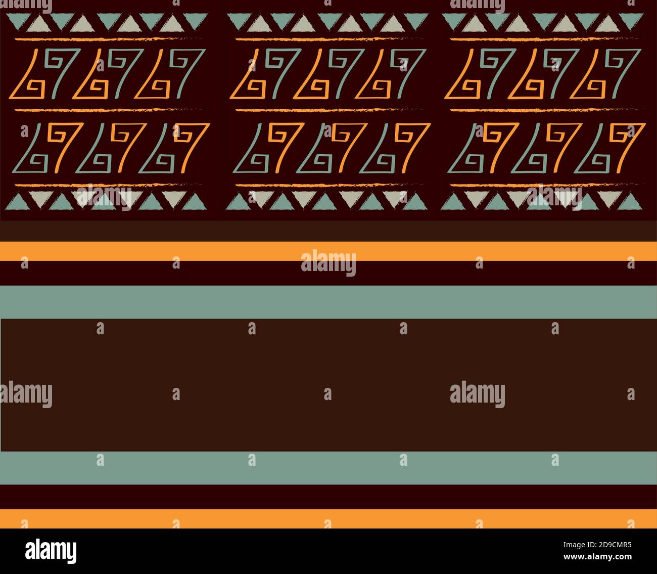 ethnic handmade ornament tribal texture decor design vector ...