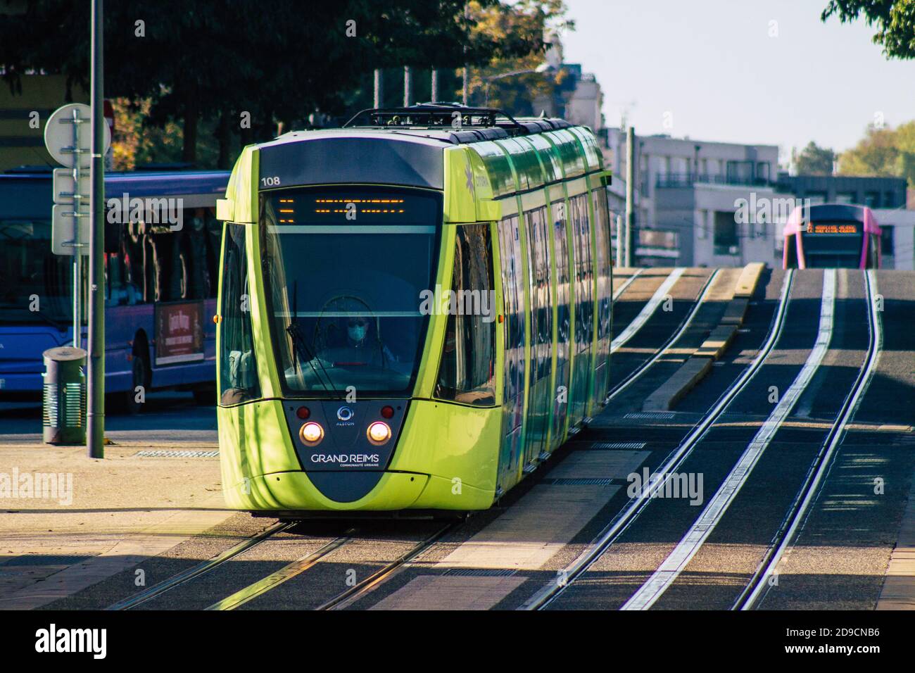 Tramway reims france train rail hi-res stock photography and images - Alamy