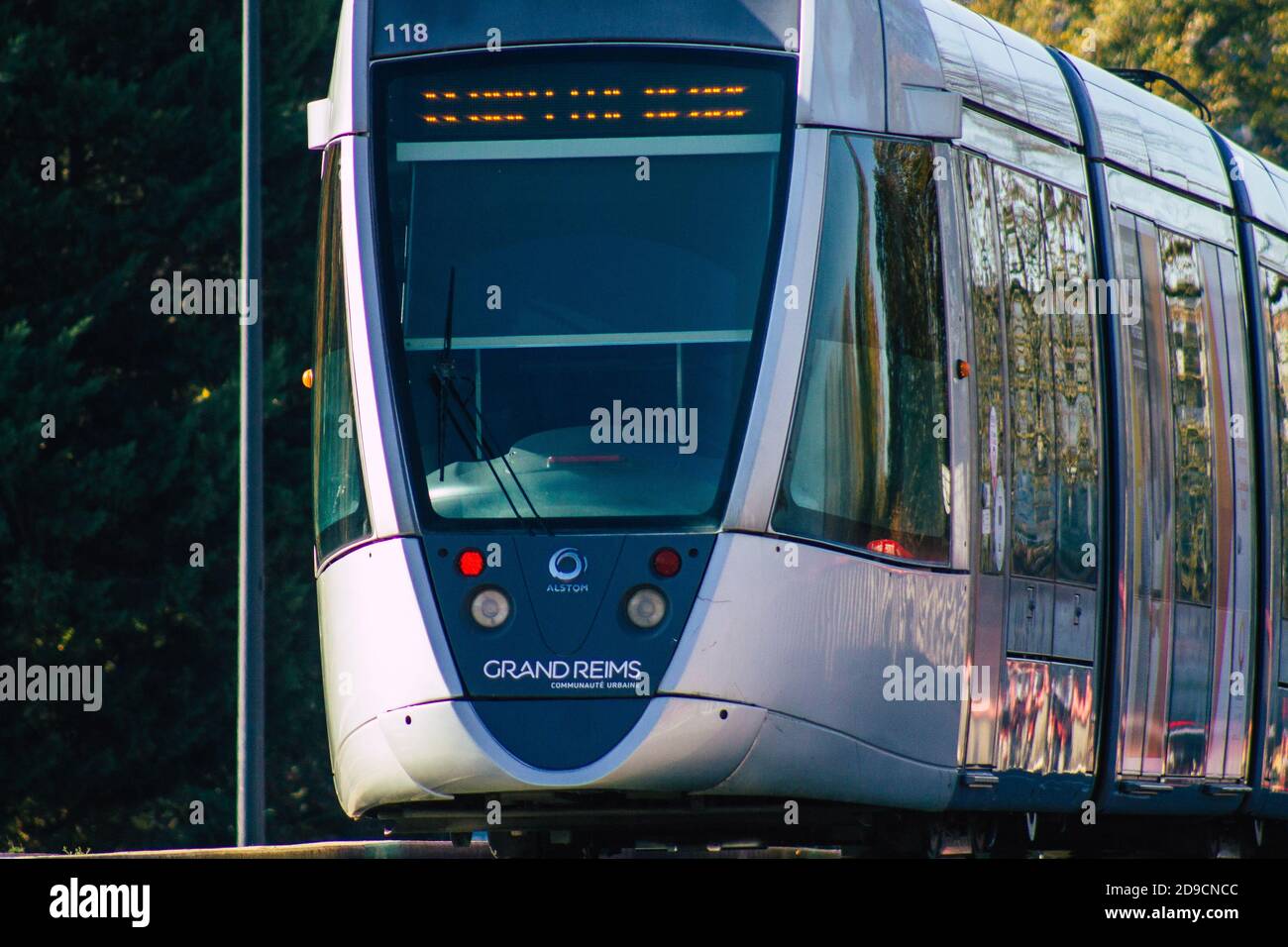 Tramway reims france train rail hi-res stock photography and images - Alamy