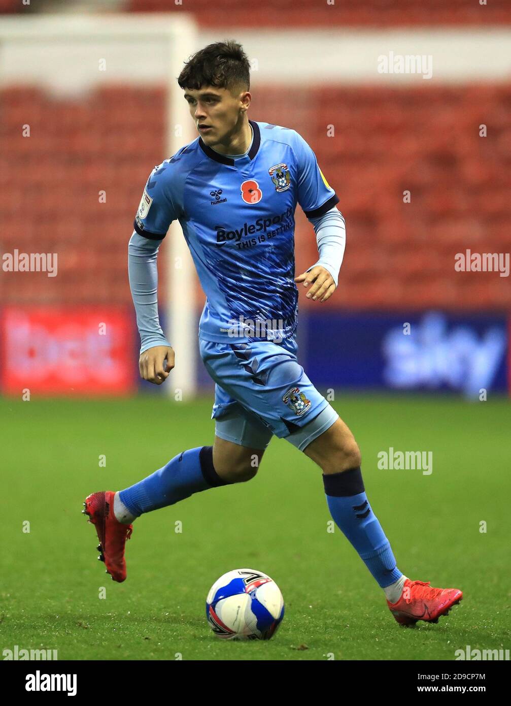 Coventry City's Ryan Giles during the Sky Bet Championship match at the ...