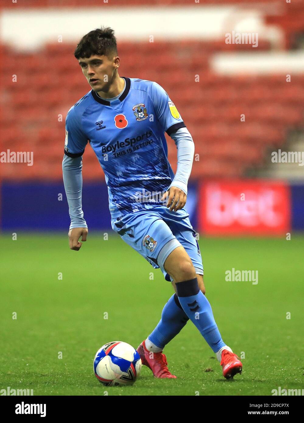 Coventry City's Ryan Giles during the Sky Bet Championship match at the ...