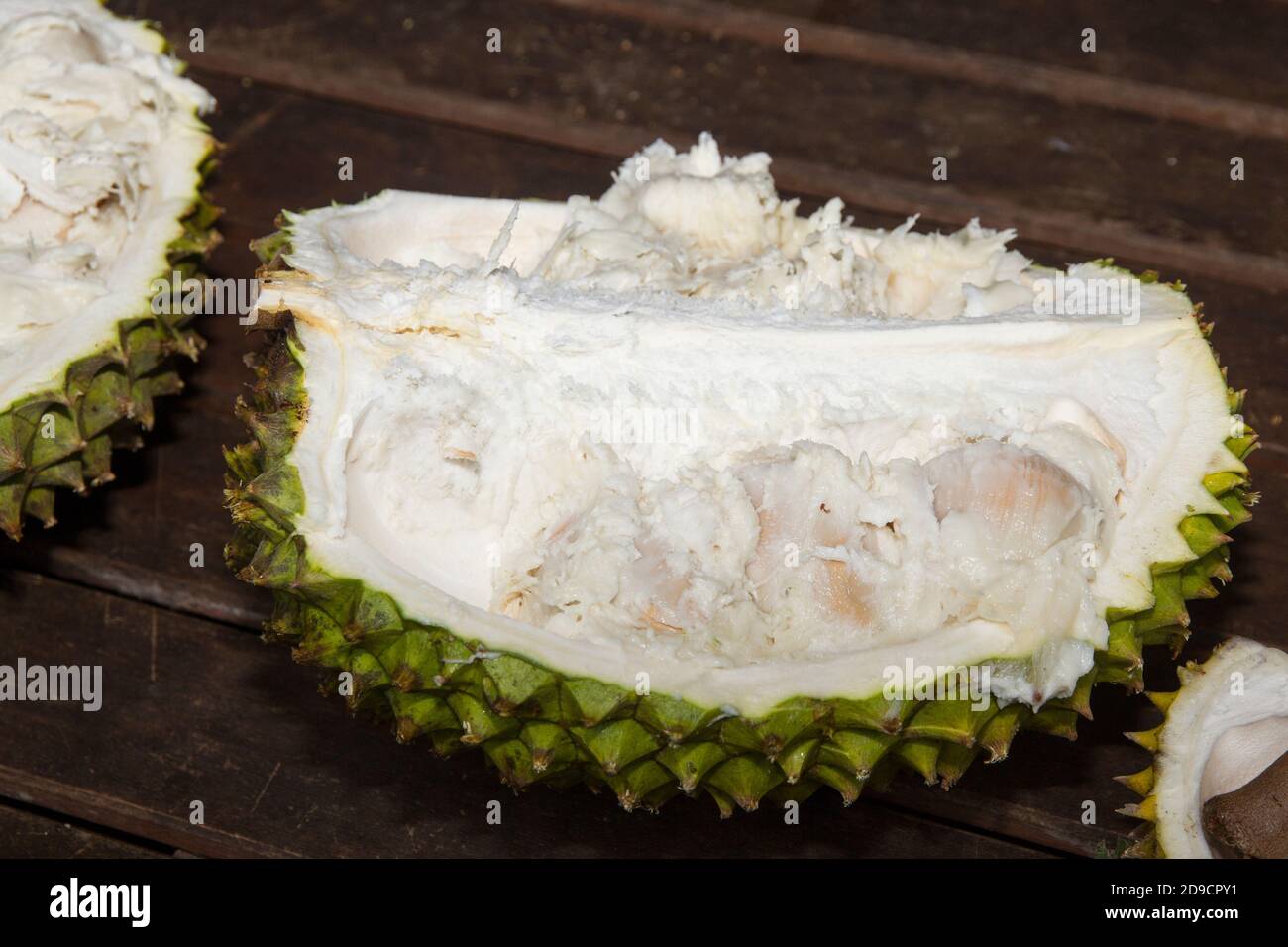 Open durian hi-res stock photography and images - Alamy