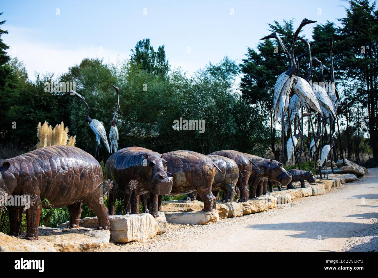 Lisbon, Portugal: 09/08/2020: Hiding part of the Buddha Garden with the ...