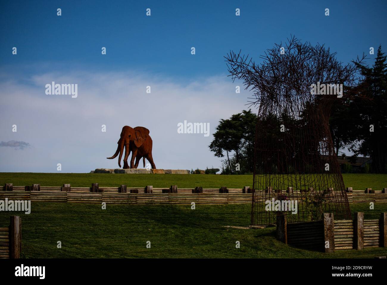 Lisbon, Portugal: 09/08/2020: Hiding part of the Buddha Garden with the ...