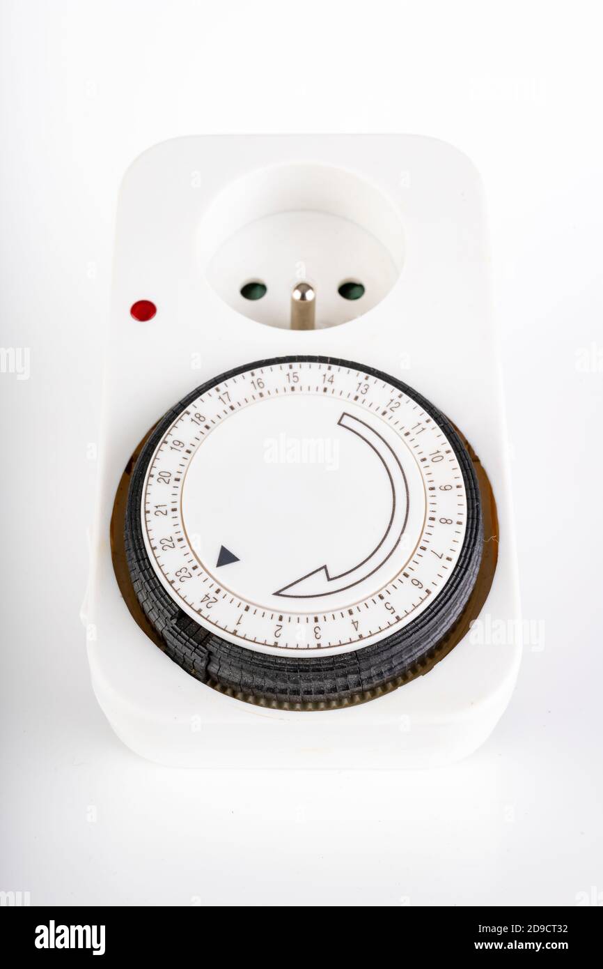 Timer for switching on the electric current. Device for controlling ...