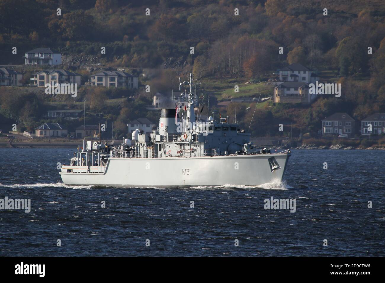Royal navy hunt class mine countermeasures vessel hi-res stock ...
