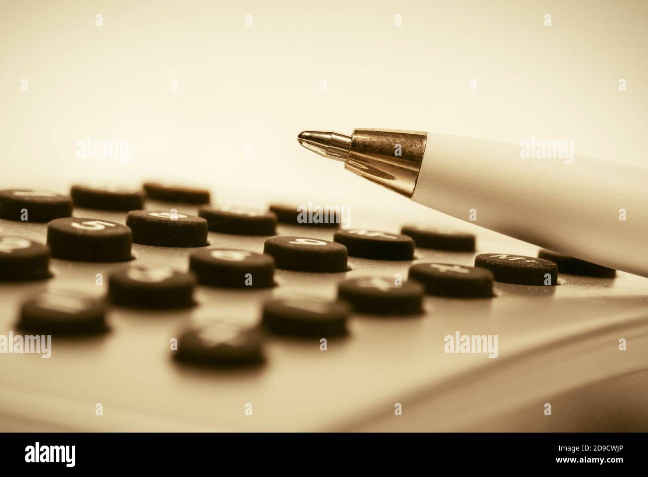 Numbers calculator pen hi-res stock photography and images - Alamy