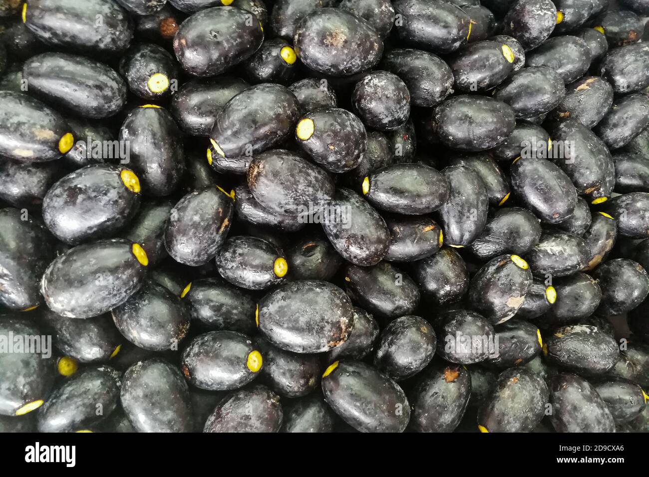 The Dabai fruit, known as Sibu olive, indigenous to Sarawak Stock Photo ...