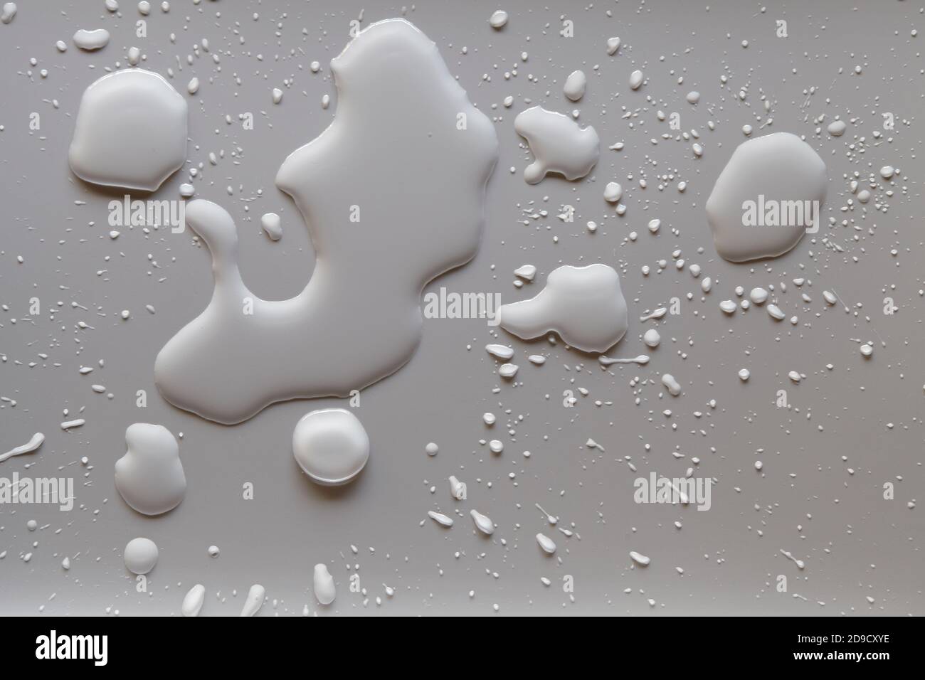 water drops spill on the table Stock Photo - Alamy