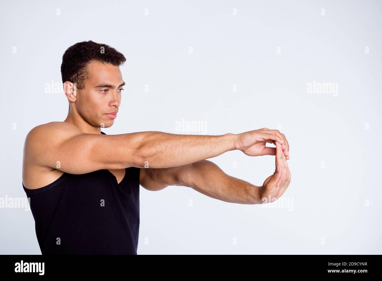 Male body builder arms hi-res stock photography and images - Alamy