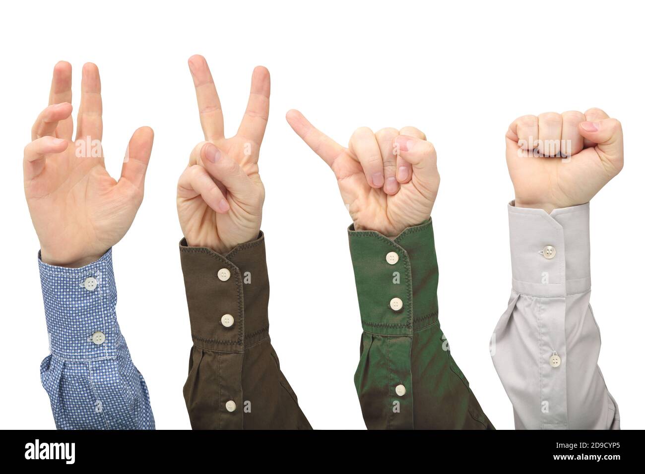 Sign language friend Cut Out Stock Images & Pictures - Alamy