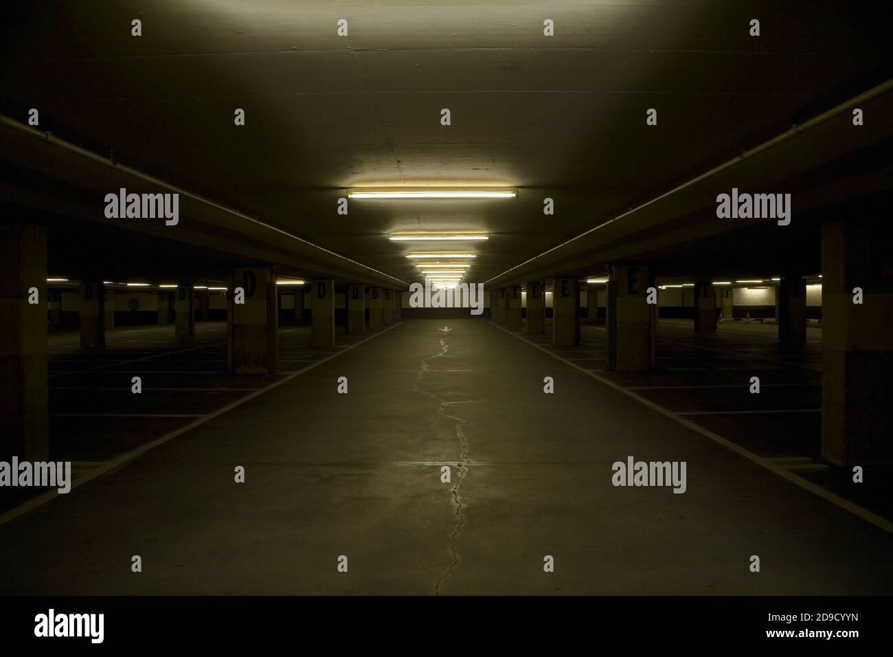 Underground parking ramp slope hi-res stock photography and images - Alamy