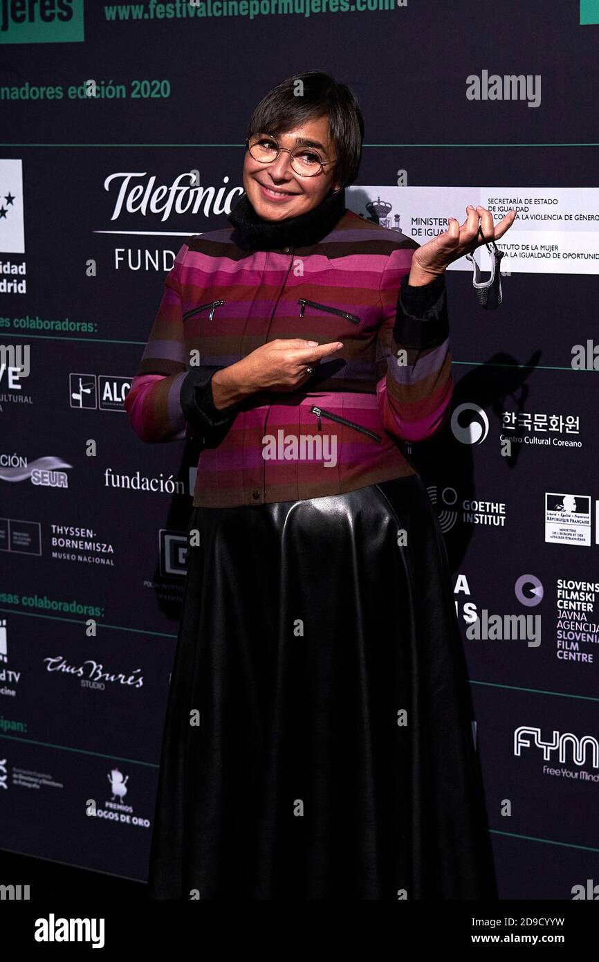 Madrid, Spain. 04 November, 2020: Maria Isabel Diaz attends to "Cine ...
