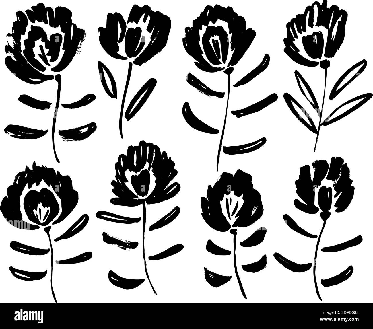 Spring black Stock Vector Images - Alamy