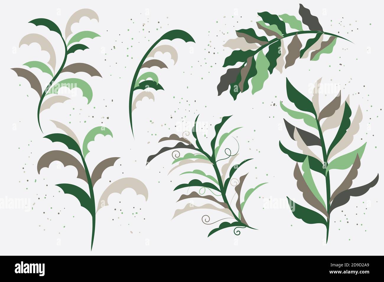 vector branches for design in trendy colors Stock Vector Image & Art ...