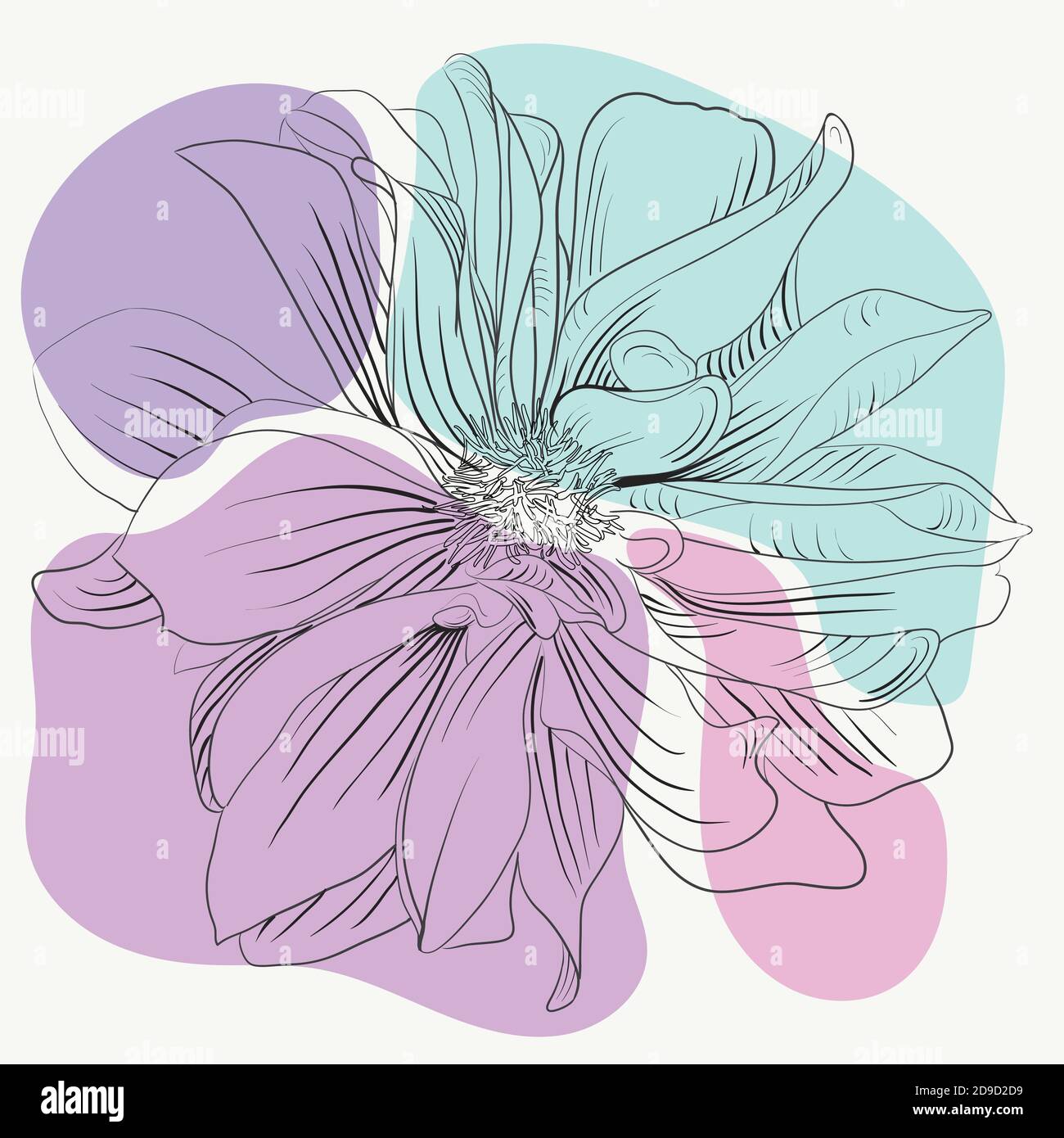 Realistic flower hi-res stock photography and images - Alamy