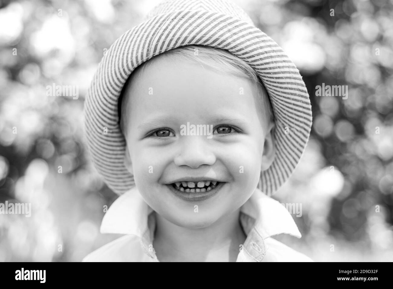 International childrens day. Little child enjoy walk. Funny boy. Little ...