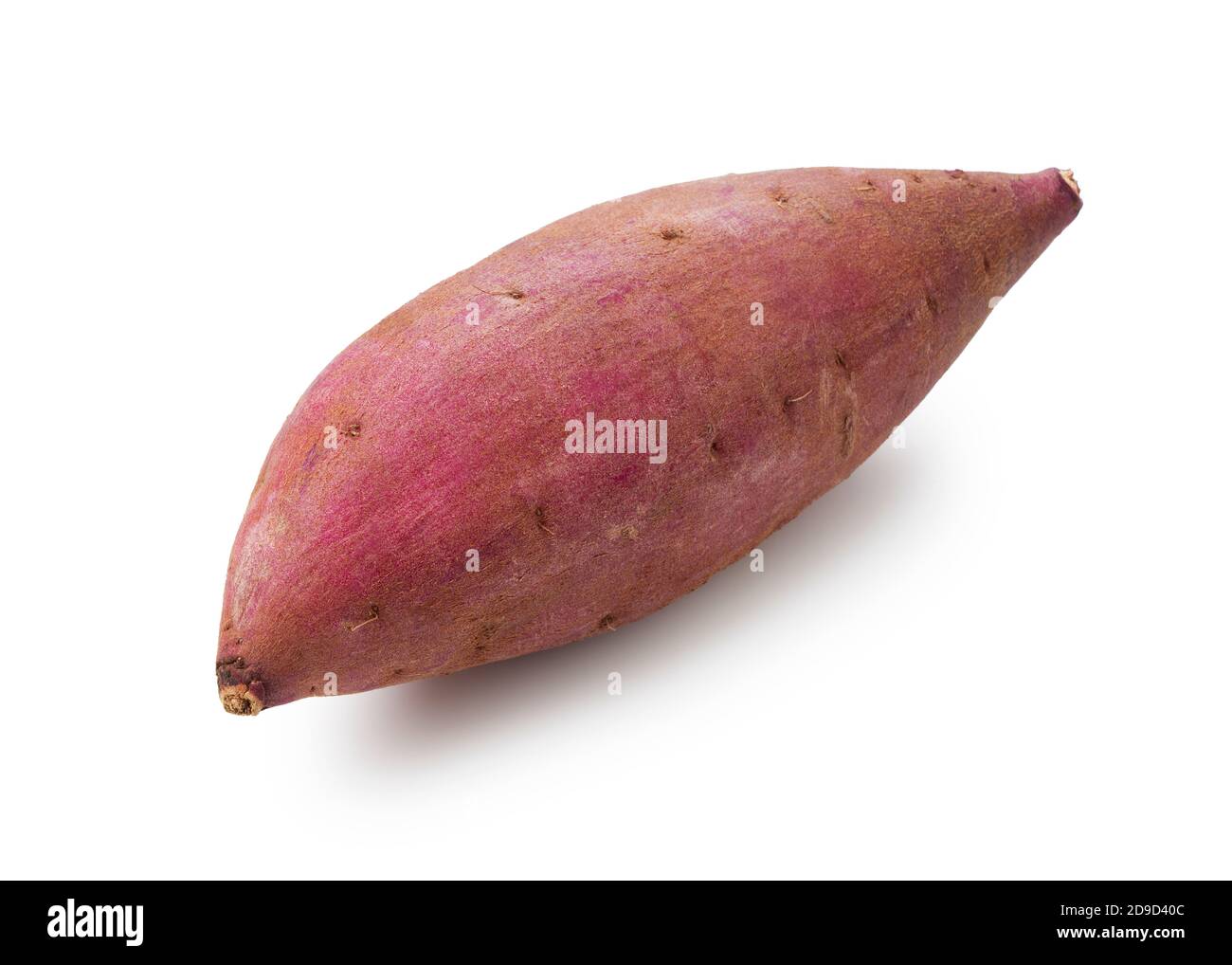 One sweet potato placed on a white background Stock Photo - Alamy
