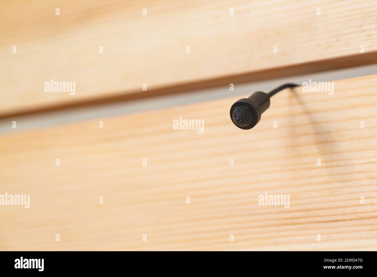 Secret audio listening. Installing secret microphone for surveillance ...