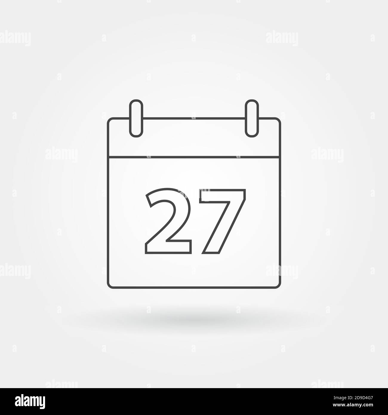 Calendar single isolated icon hi-res stock photography and images - Alamy