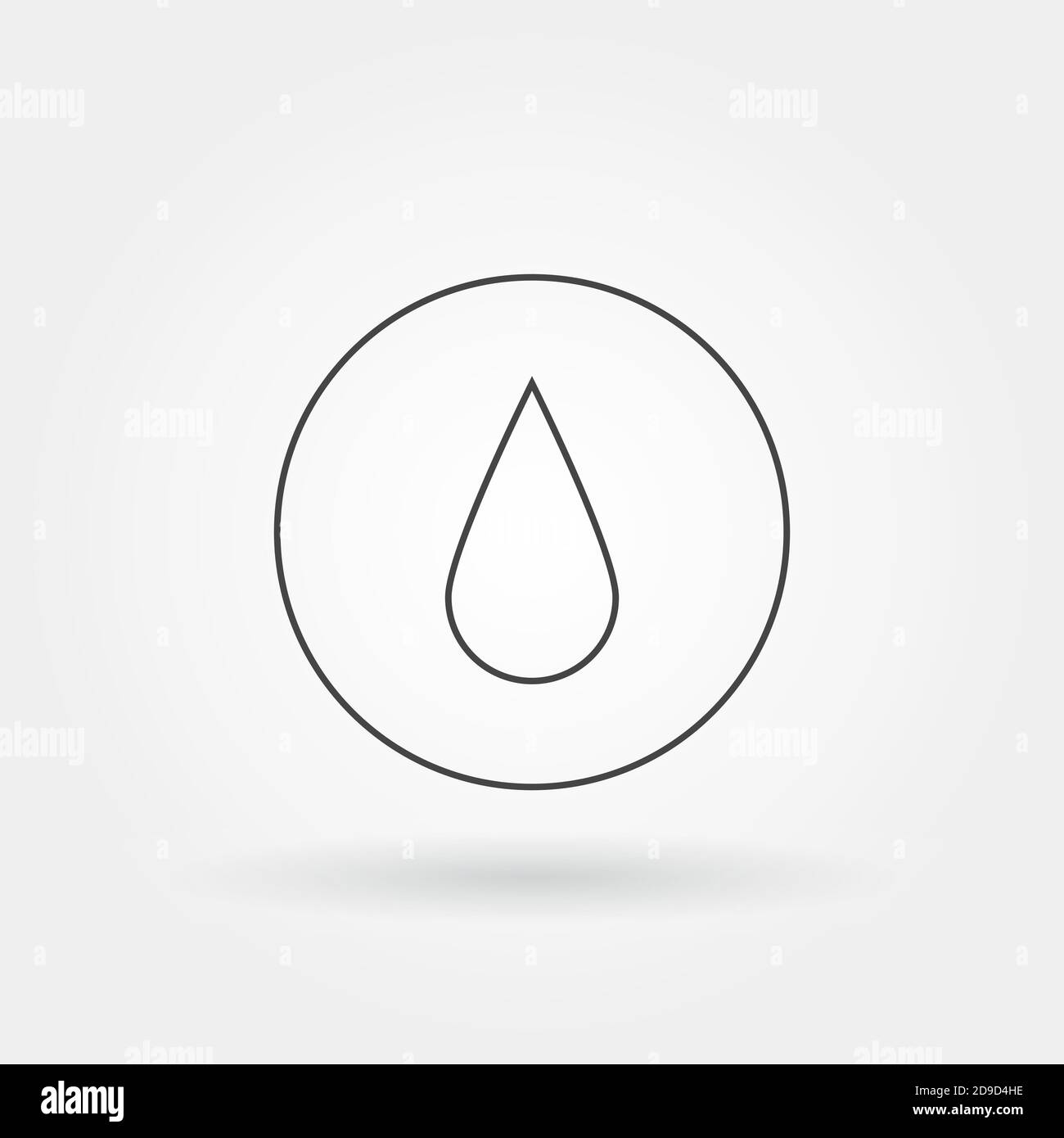 oil single isolated icon with modern line or outline style Stock Vector ...