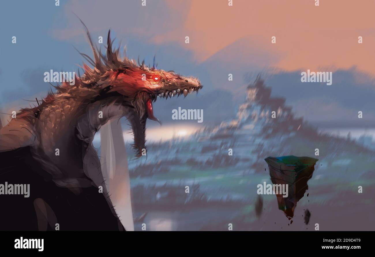 Digital monster hi-res stock photography and images - Alamy