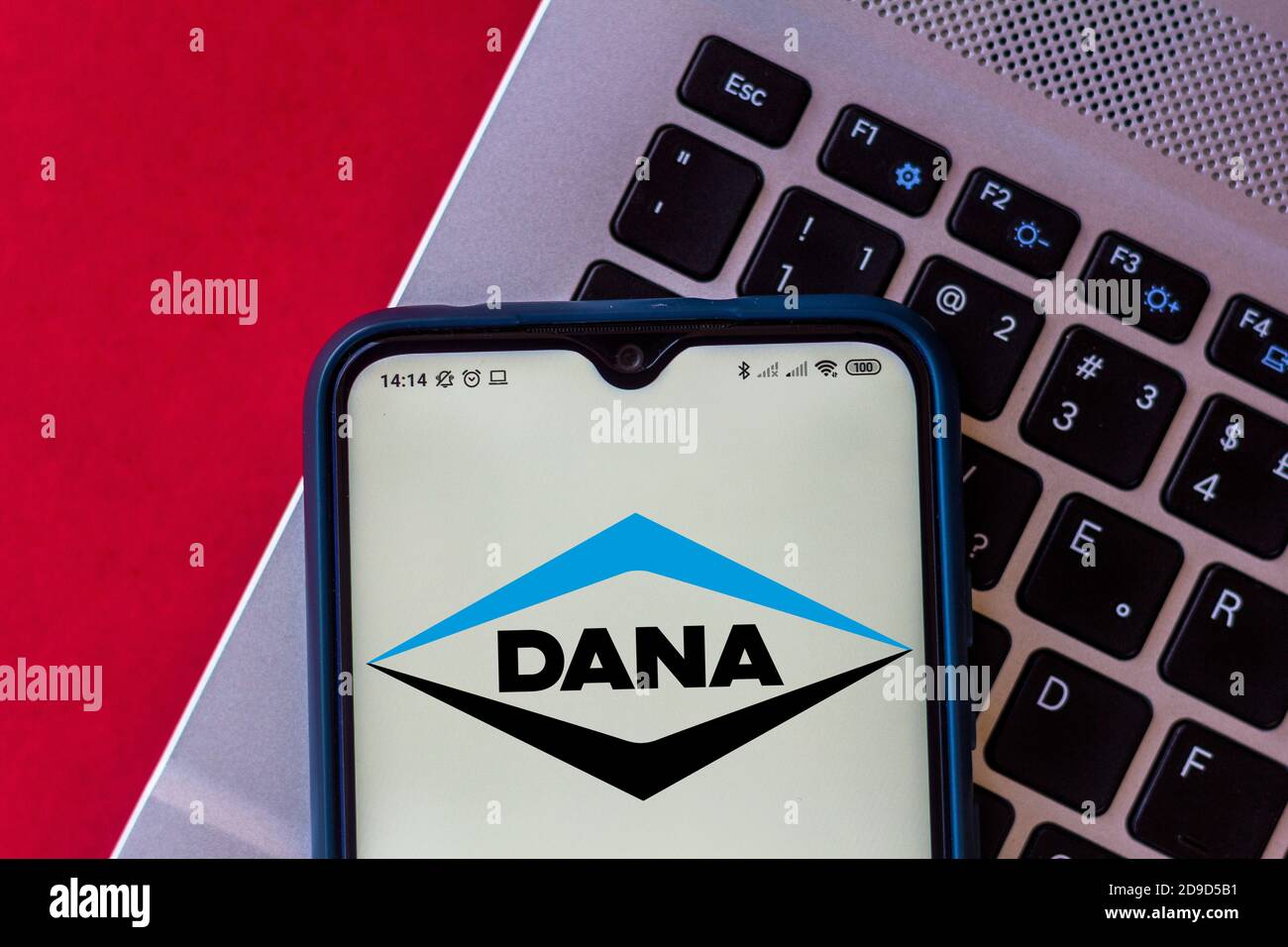 In this photo illustration the Dana Holding Corporation logo seen ...