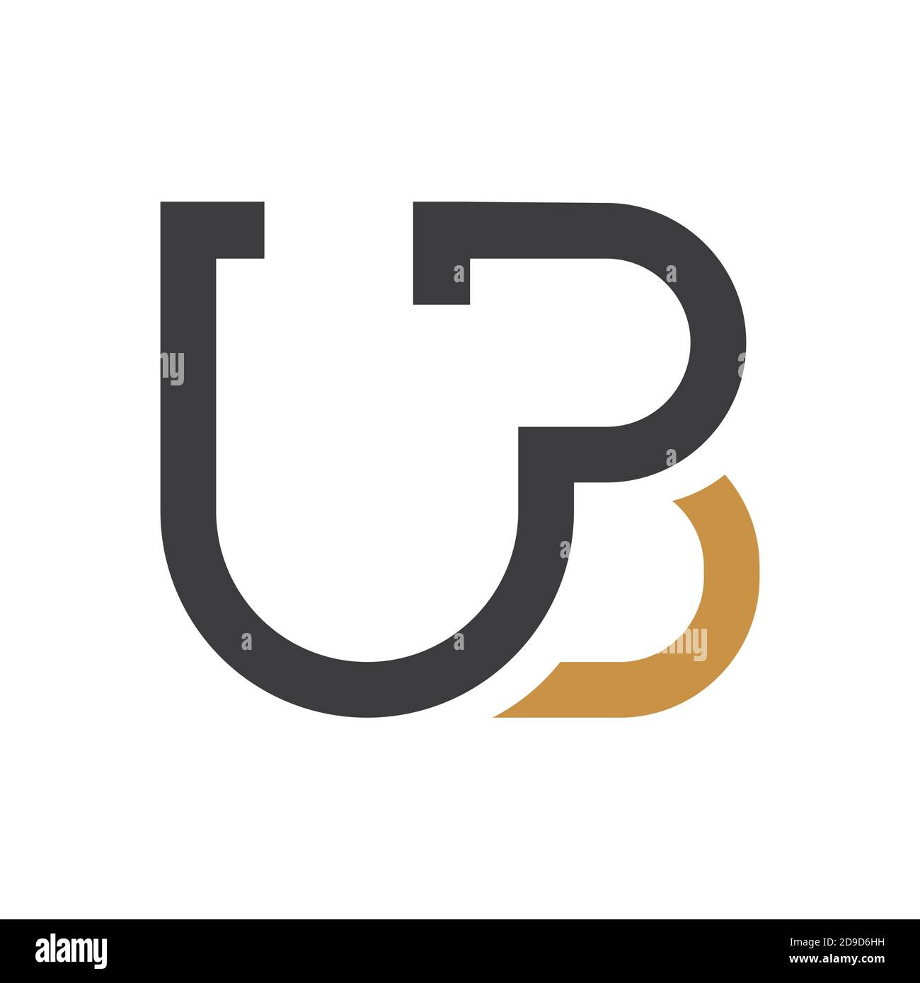 Initial letter ub logo or bu logo vector design template Stock Vector Image & Art - Alamy