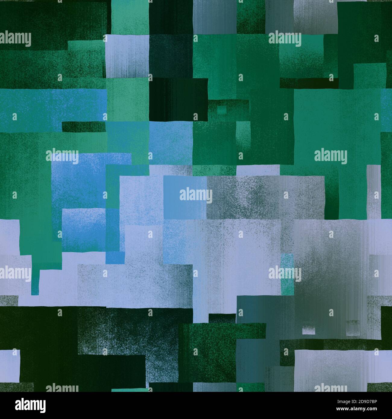 Seamless rectangle geo tile mosaic pattern swatch Stock Photo - Alamy