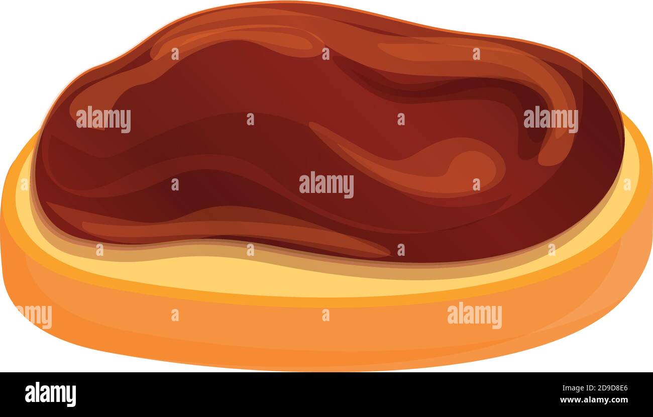 Chocolate paste cocoa icon. Cartoon of chocolate paste cocoa vector ...