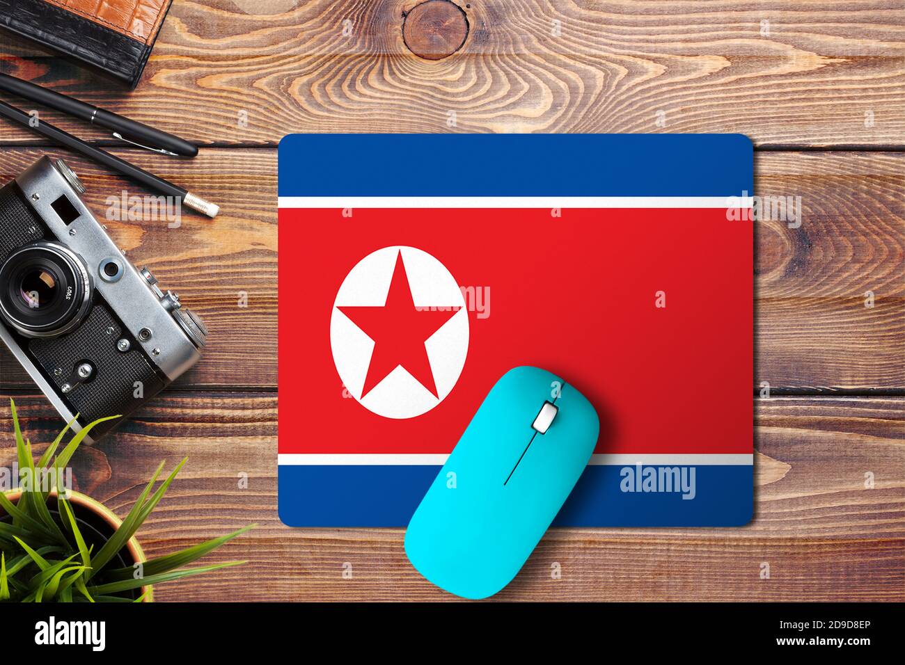 Computer keyboard north korea flag hi-res stock photography and images ...