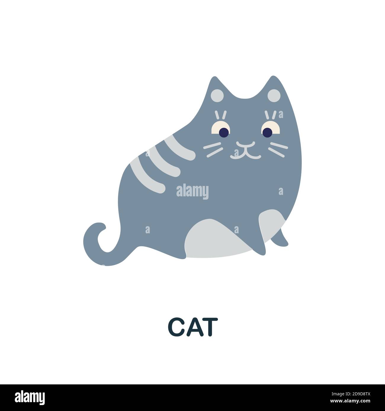 Cat icon. Simple element from home animals collection. Creative Cat ...