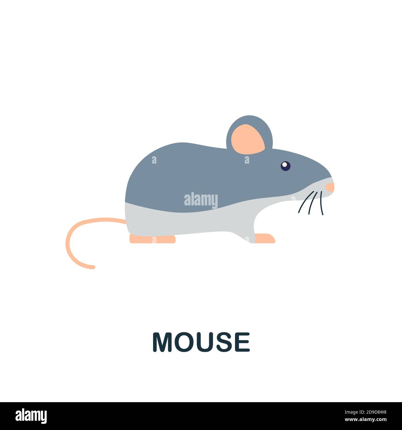 Mouse icon. Simple element from home animals collection. Creative Mouse ...