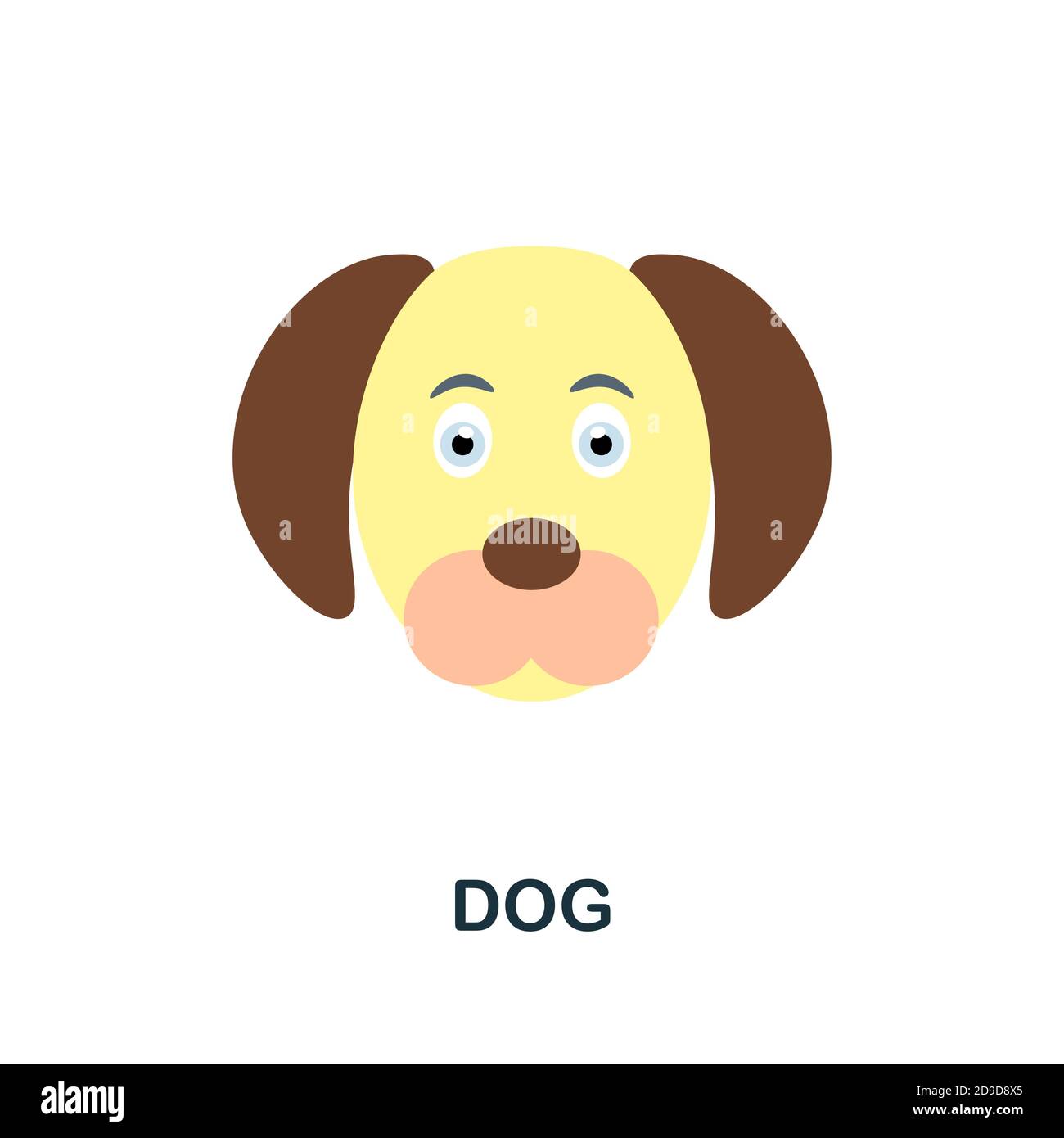 Dog icon. Simple element from home animals collection. Creative Dog ...