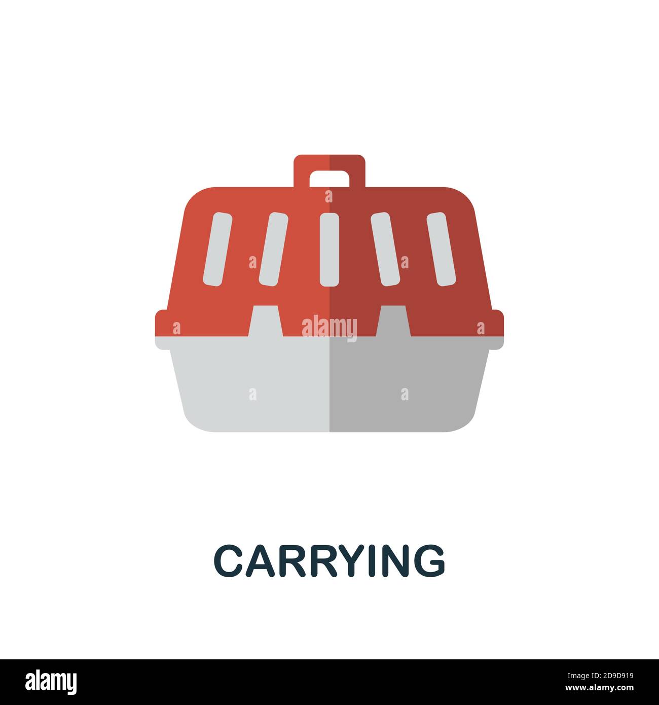 Carrying icon. Simple element from home animals collection. Creative ...