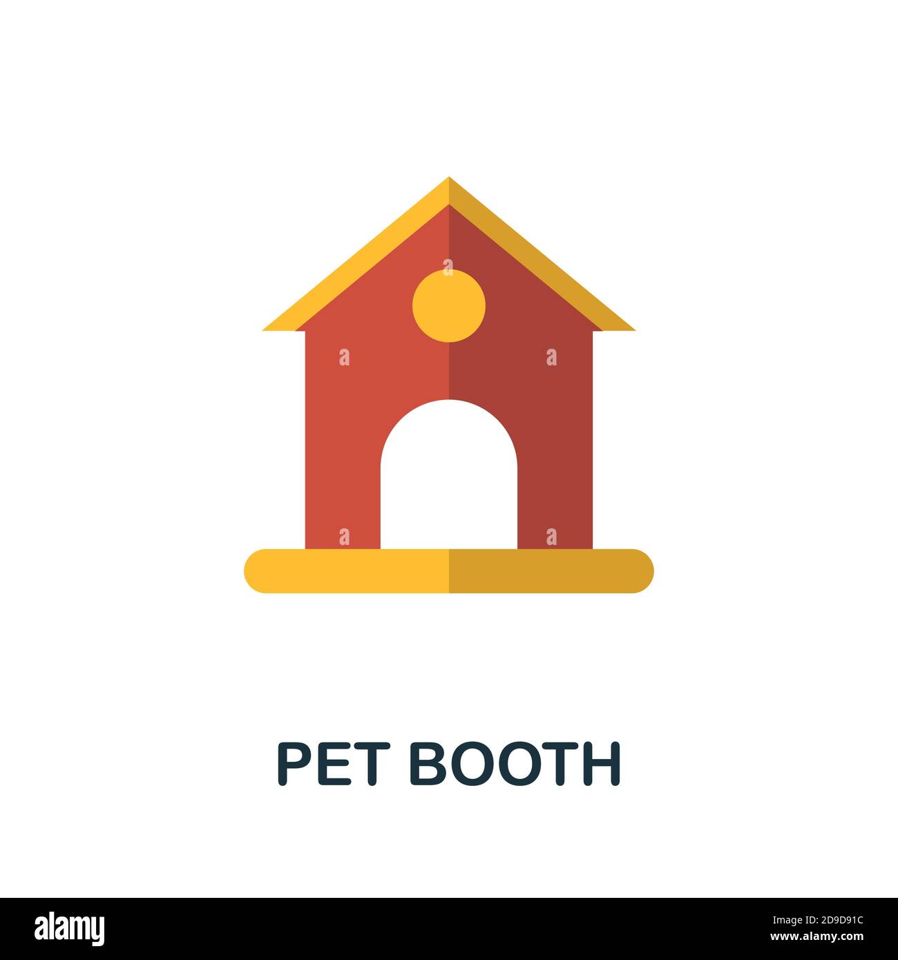 Pet Booth icon. Simple element from home animals collection. Creative ...