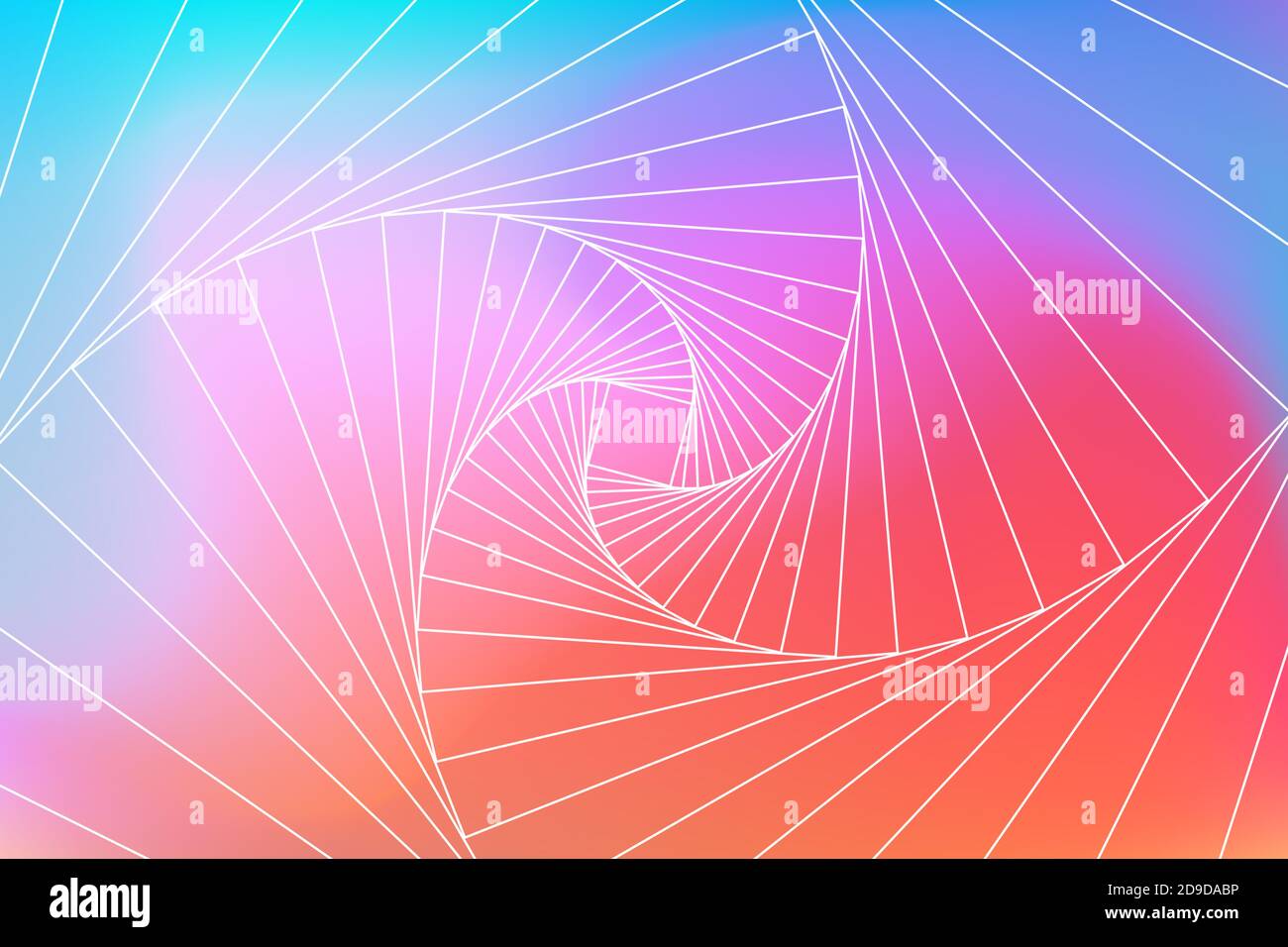 Computer graphics red blue spiral Stock Photo - Alamy