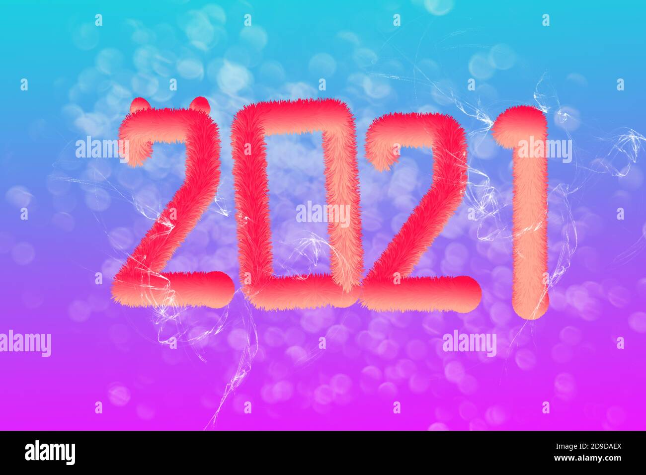 Computer drawing number 2021 Stock Photo - Alamy