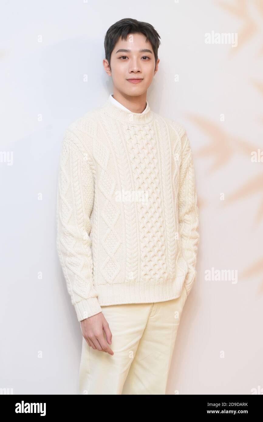 Taiwanese rapper, singer and actor Lai Kuan-lin poses for photos at the ...