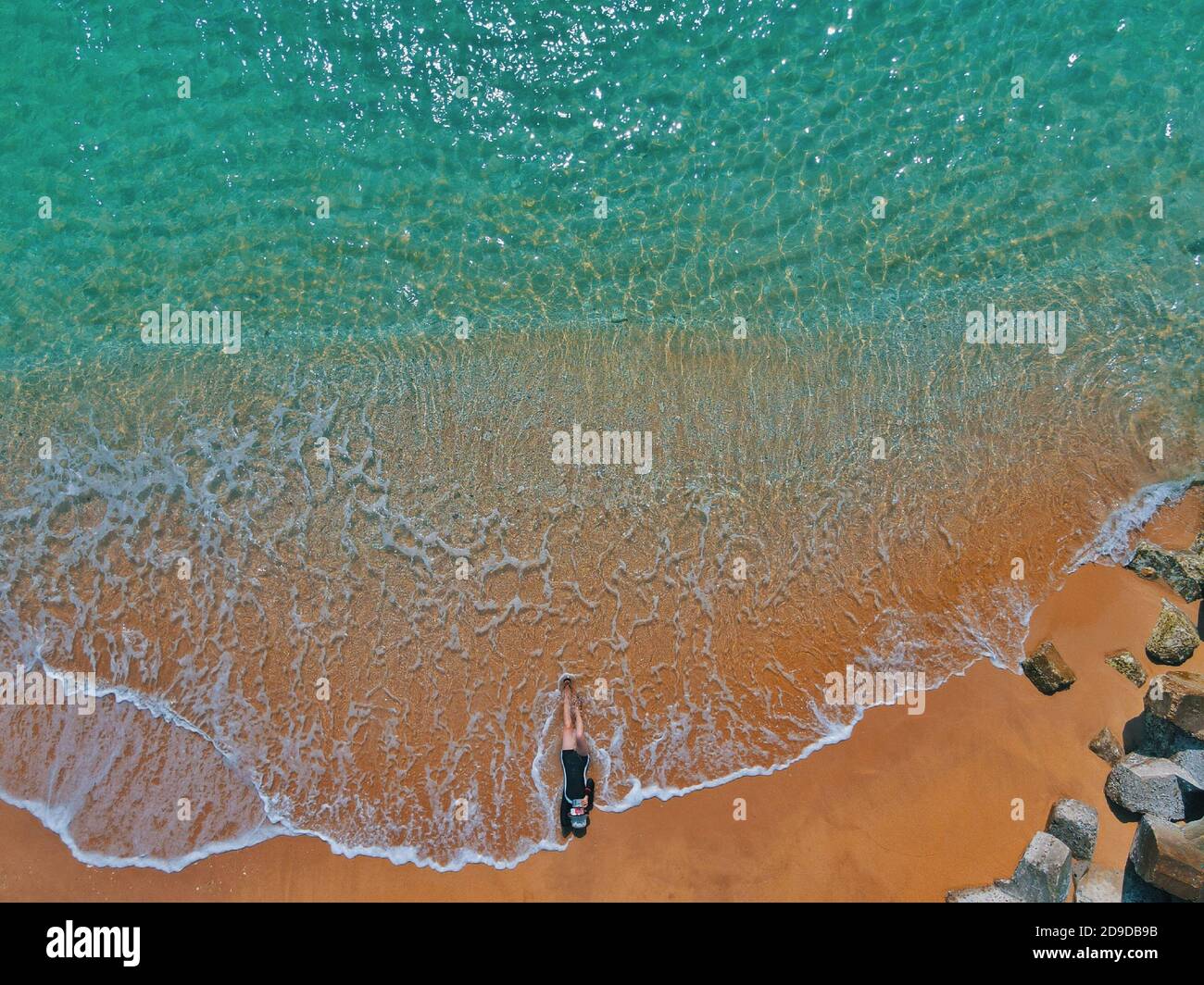 --File--Aerial view of the Boundary Island in Lingshui County, Sanya ...