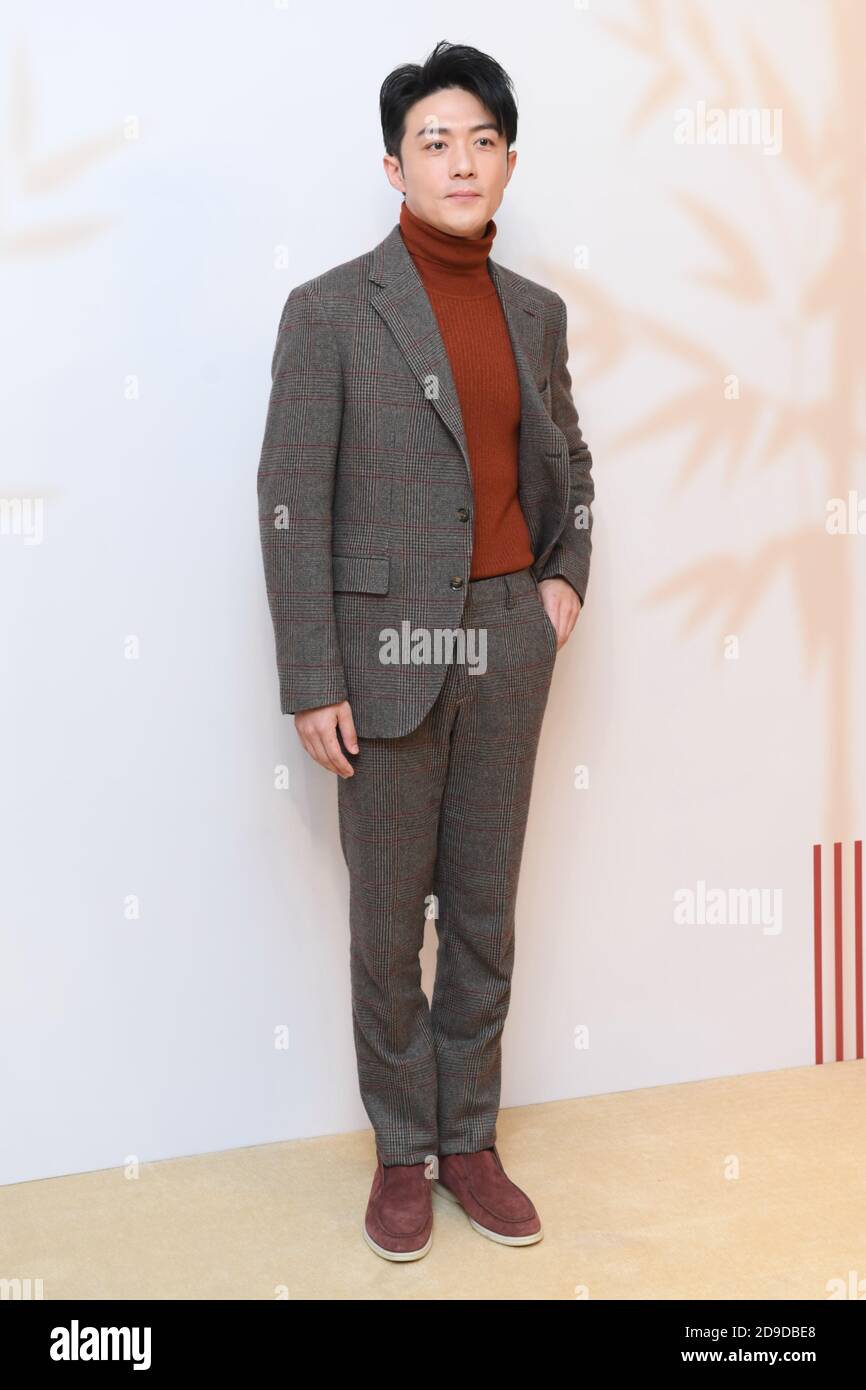 Chinese actor Li Zefeng poses for photos at the Loro Piana commercial ...