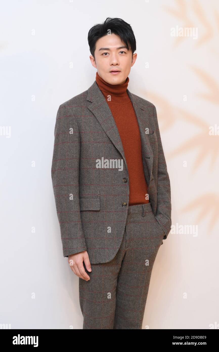 Chinese actor Li Zefeng poses for photos at the Loro Piana commercial ...