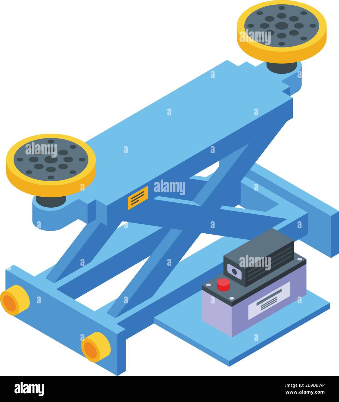 Car lift icon. Isometric of car lift vector icon for web design ...