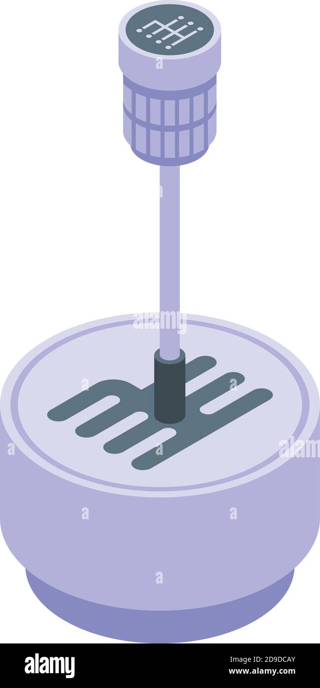 Car gearbox icon. Isometric of car gearbox vector icon for web design ...