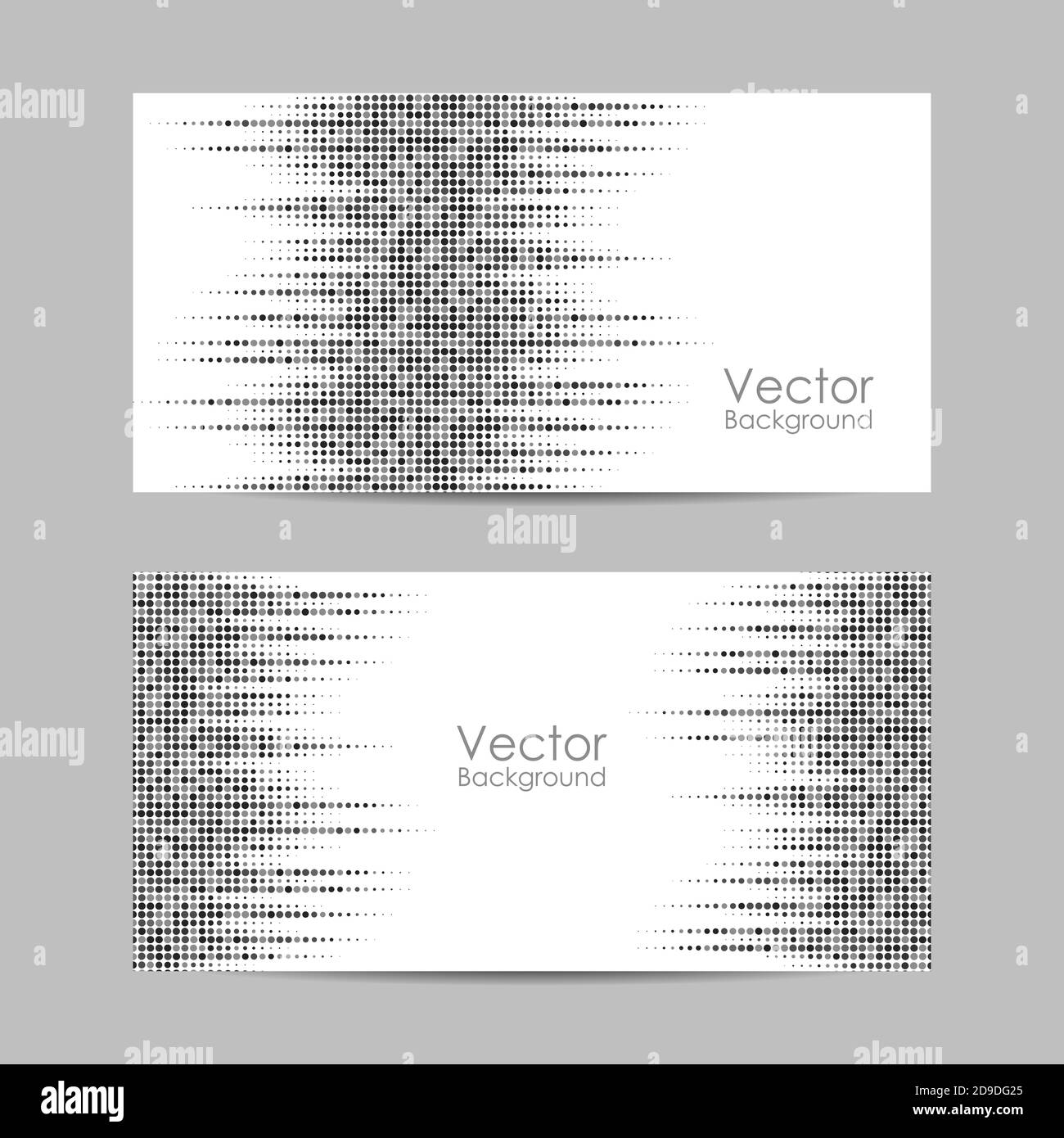 Set of banners with dots. Vector illustration Stock Vector Image & Art - Alamy