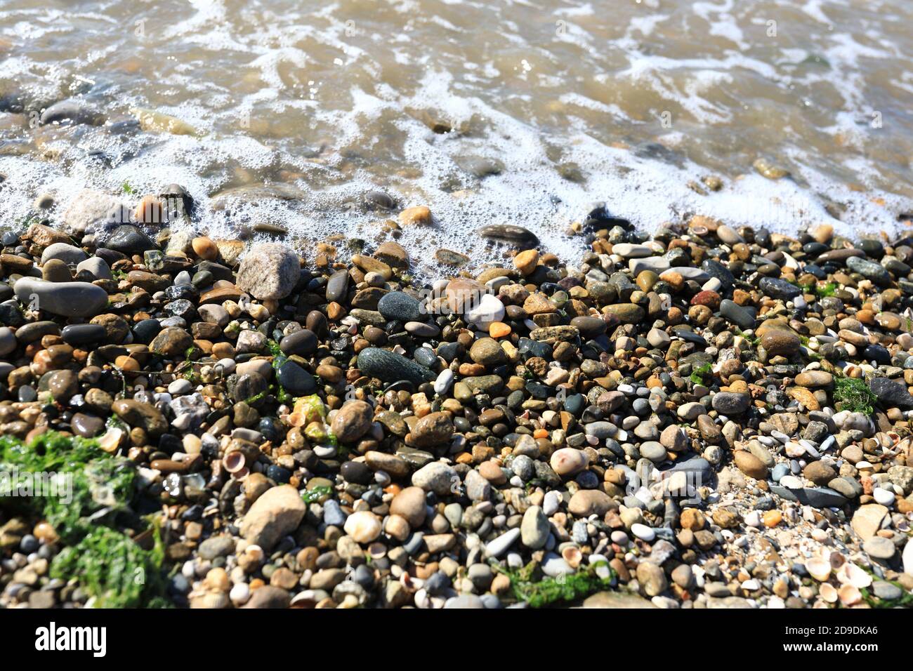 Pebble beach of the Azov Sea, Krasnodar Region, Russia Stock Photo - Alamy